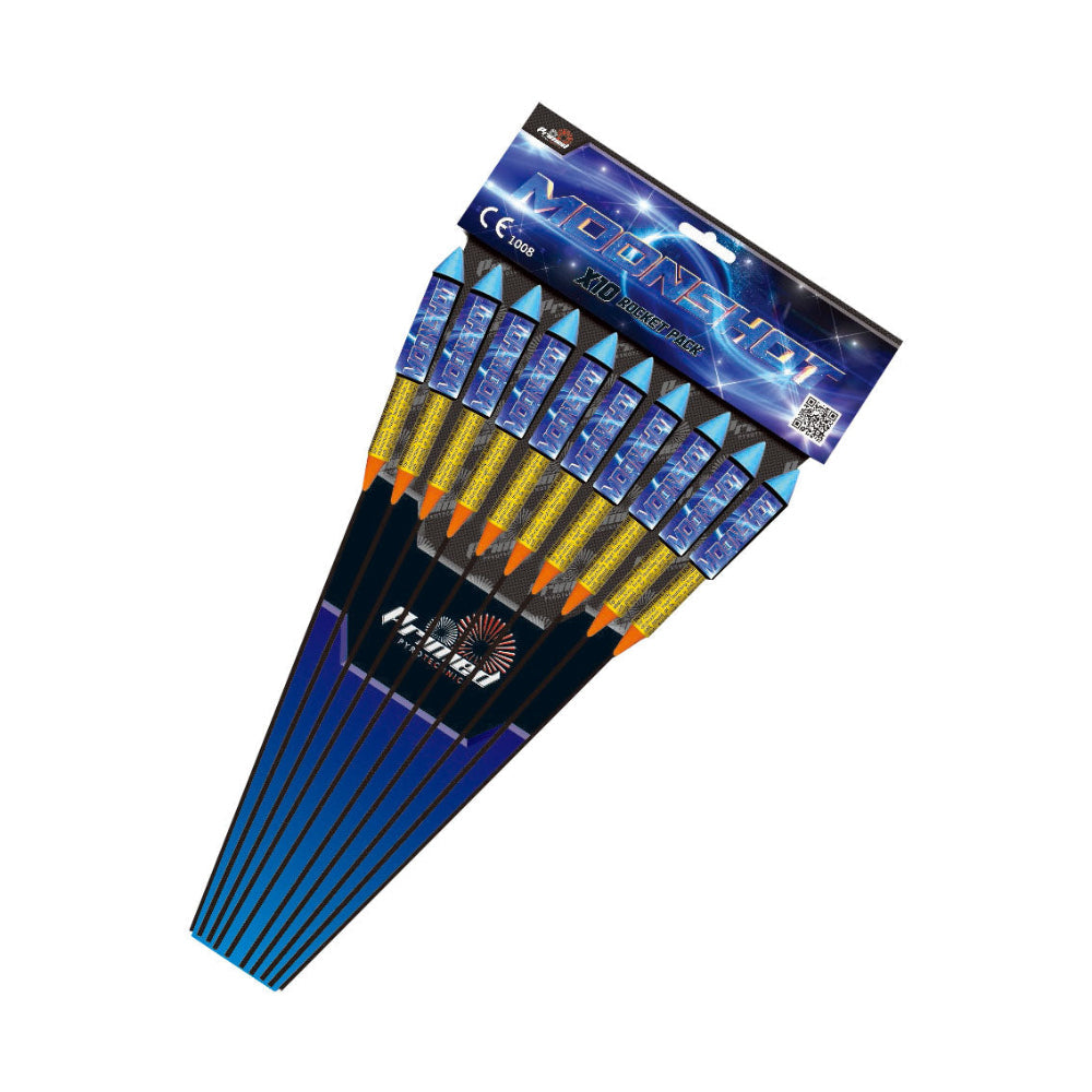 Moon Shot 10 Rocket Pack – Discount Fireworks Hull