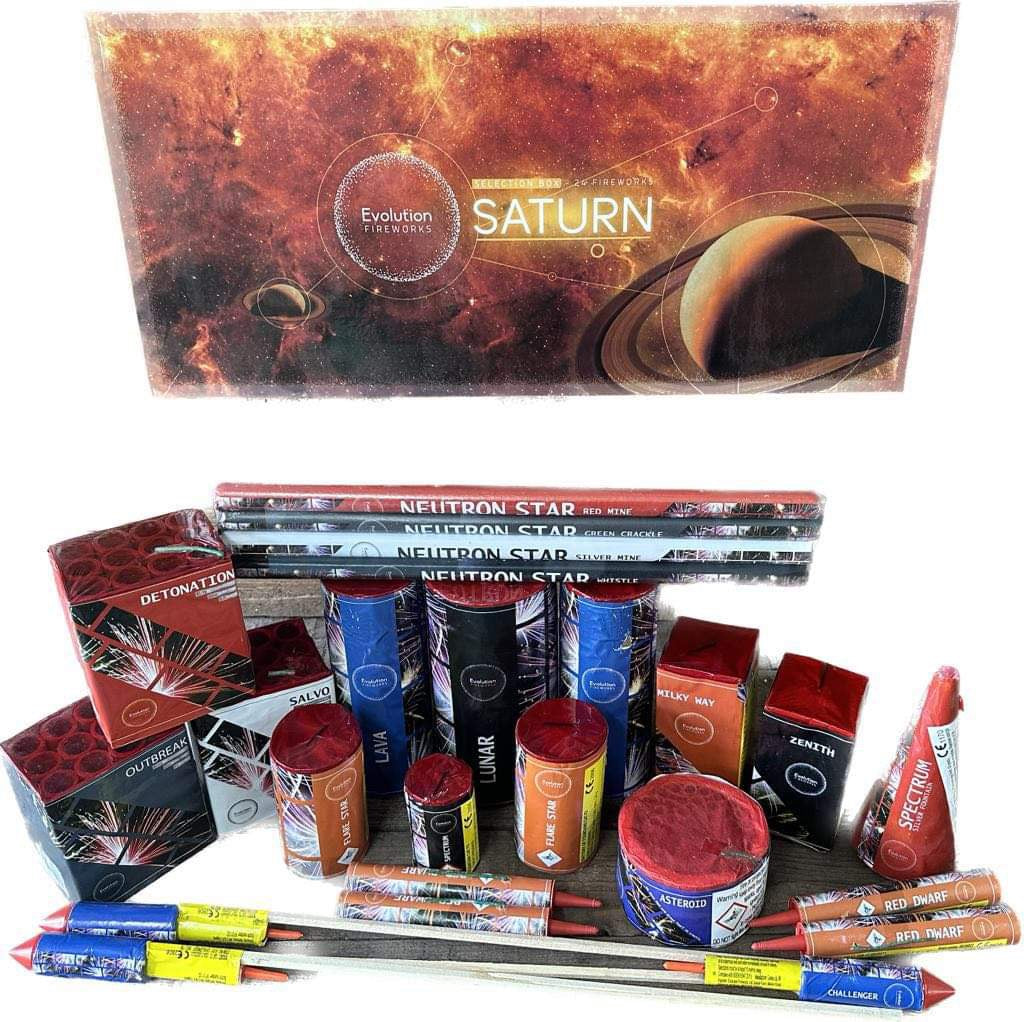 Saturn Selection Box – Discount Fireworks Hull